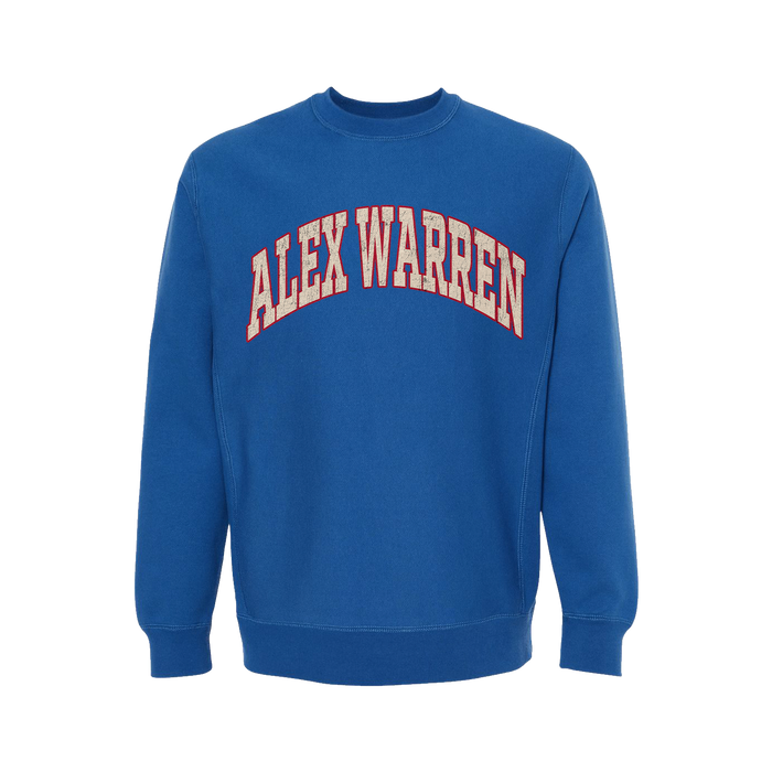Alex Warren Collegiate Crewneck